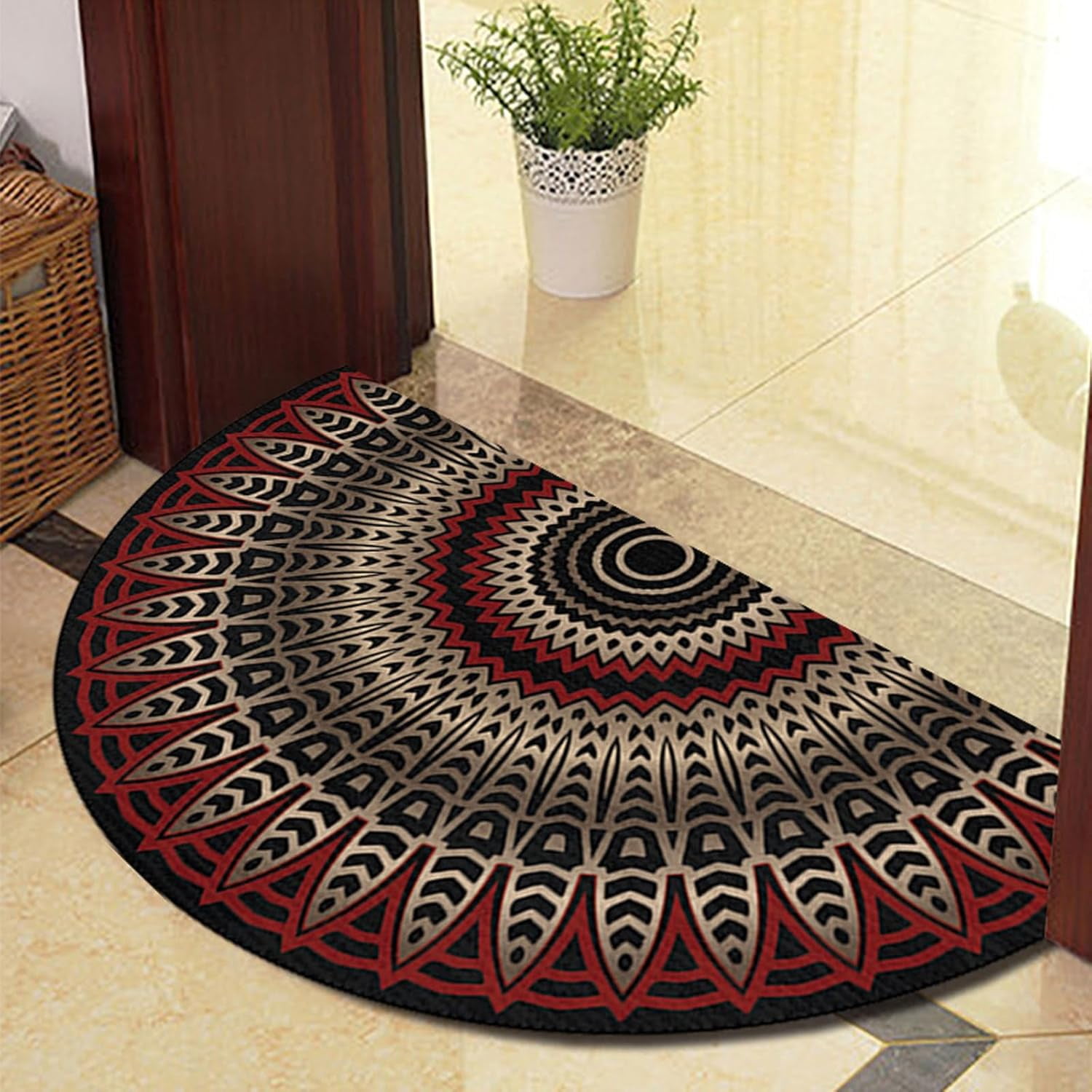 Half Circle Rug Front Personalised Doormats Entrance Door Welcome ...