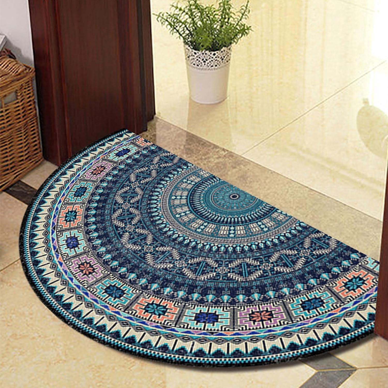 Half Circle Rug Front Personalised Doormats Entrance Door Welcome ...