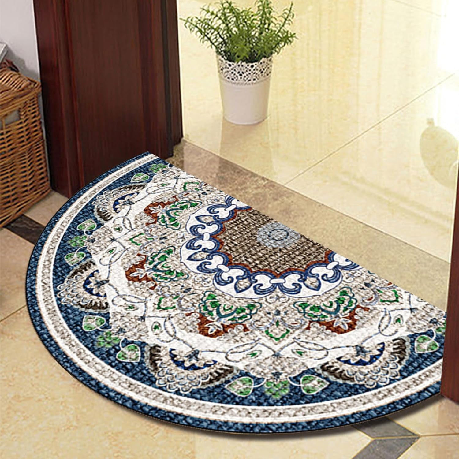 Half Circle Rug Front Personalised Doormats Entrance Door Welcome ...