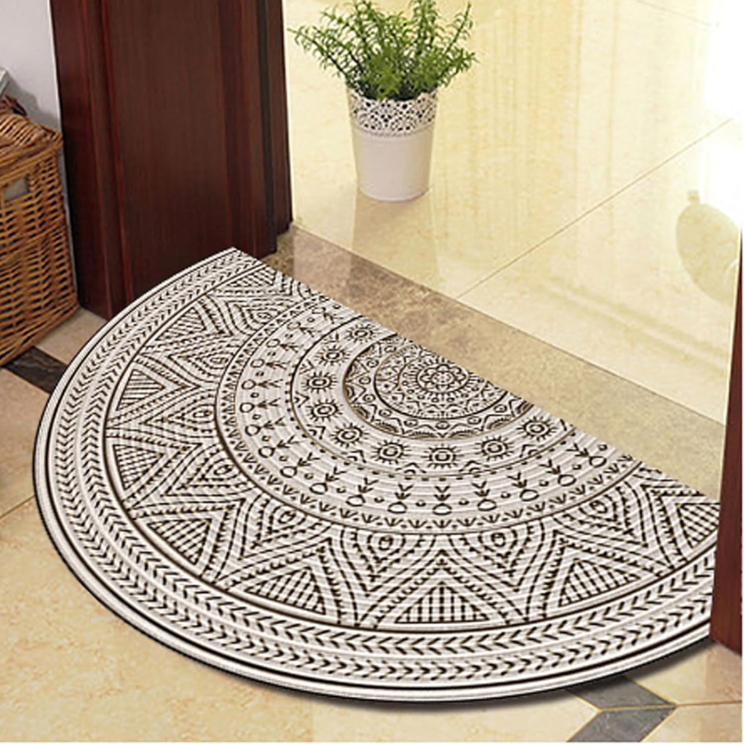 Half Circle Rug Front Personalised Doormats Entrance Door Welcome ...