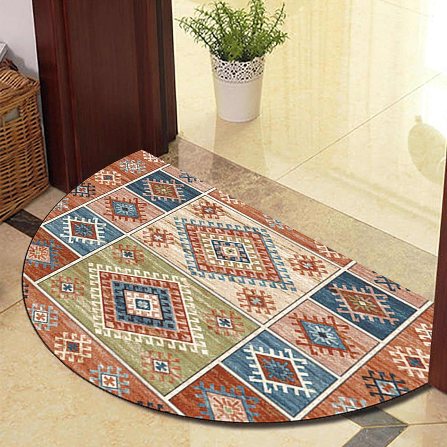 Half Circle Rug Front Personalised Doormats Entrance Door Welcome ...