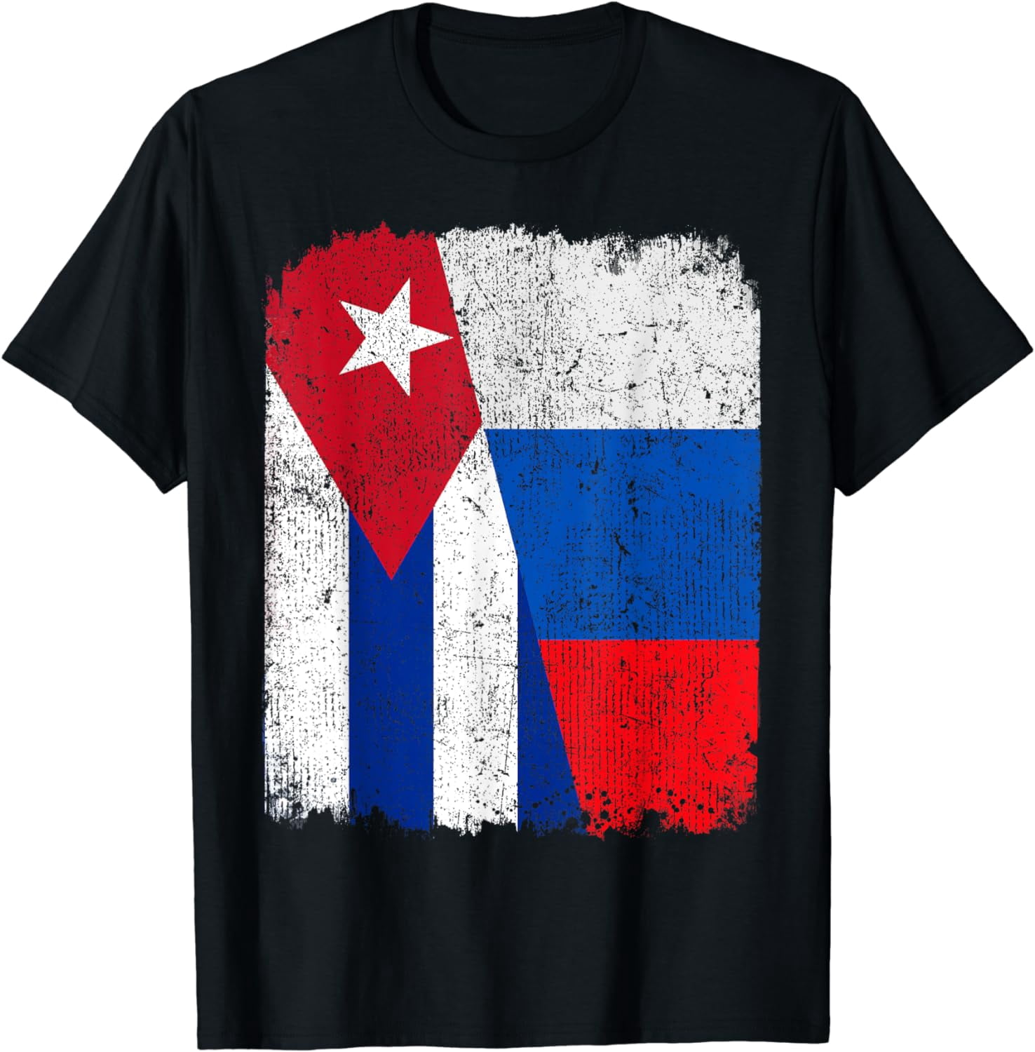 Half Cuban Half Russian Flag Heritage Pride Roots T-Shirt - Walmart.com