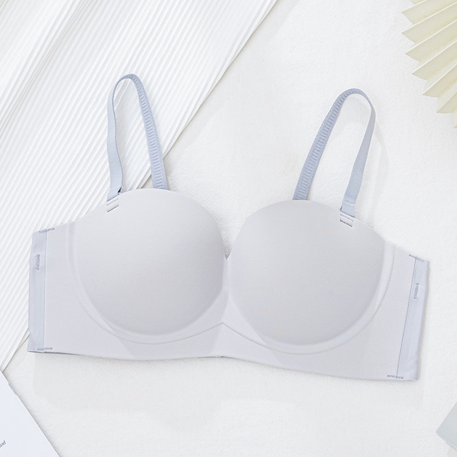Half Cup Strapless Bra For Women Soft Wireless Design Innerwear For Any ...