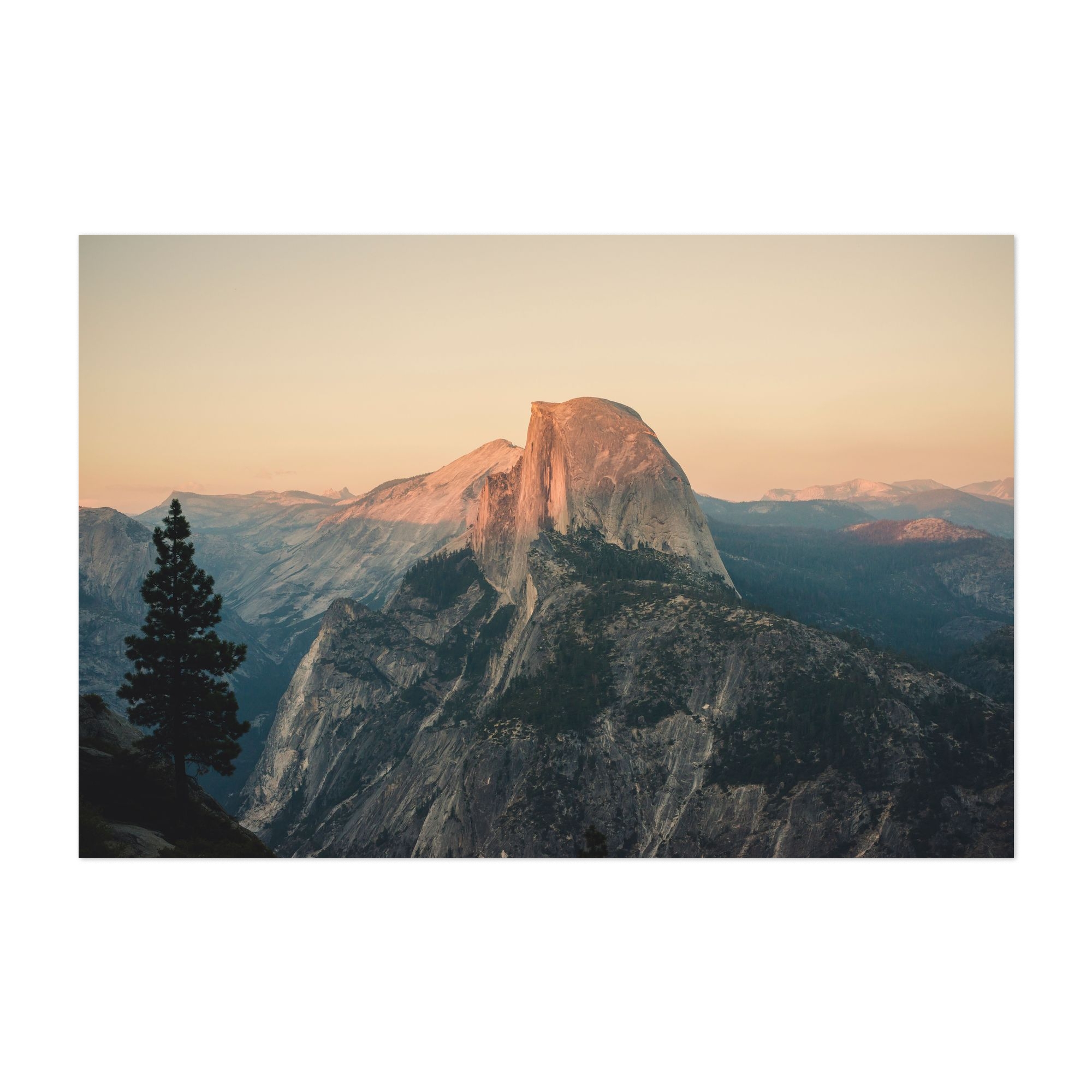 Half Dome III - California Photography Mountain Landscape Nature Scenic Sunset Wilderness Travel ...