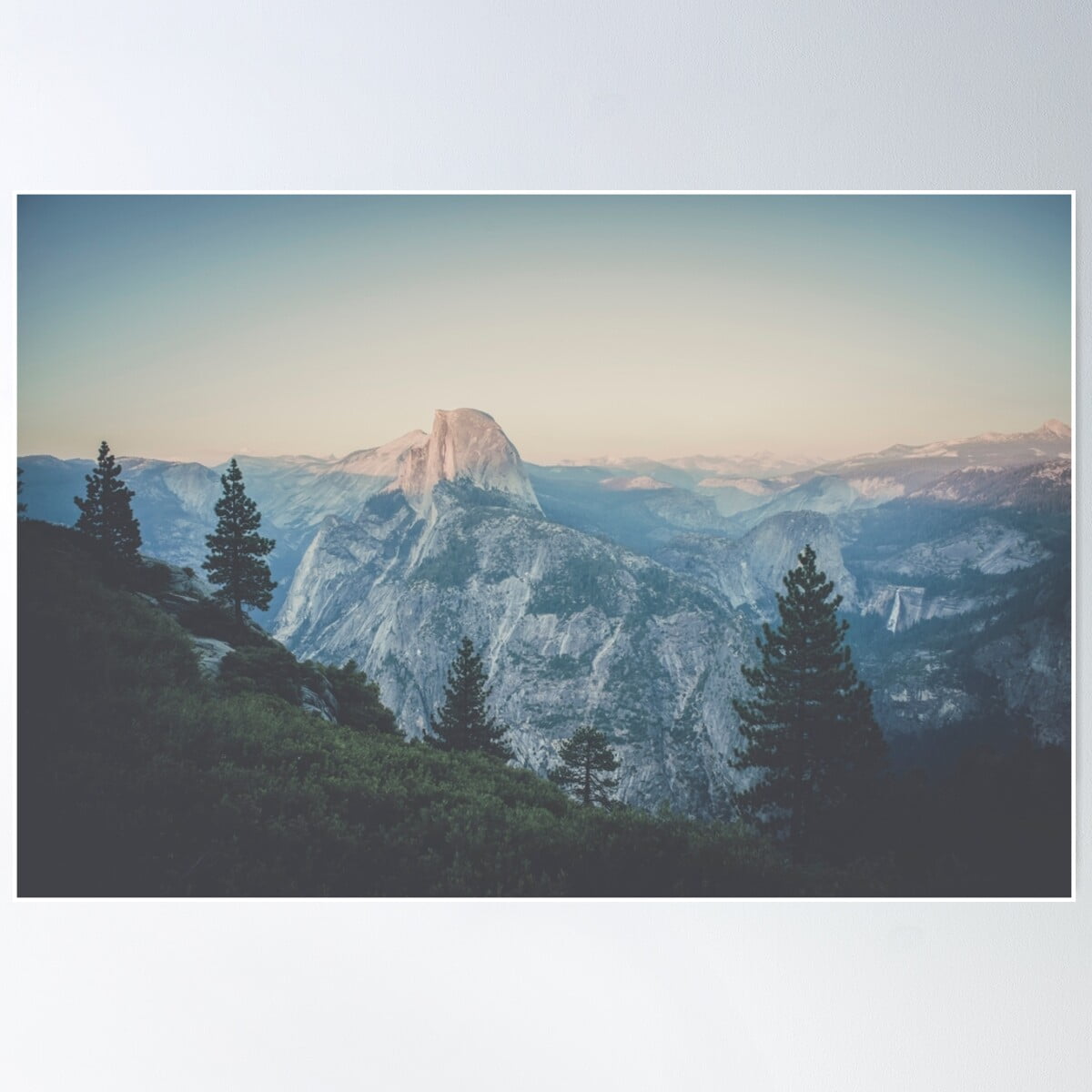 Half Dome VII Poster, 16x24 UNFRAMED - Walmart.com