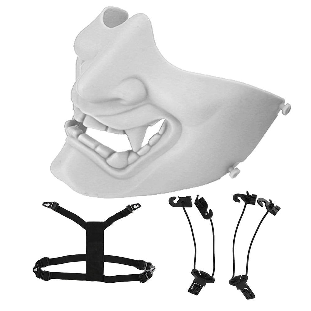 Half Face Mask Tactics Camouflage Impact Resistant Guard for Survival ...