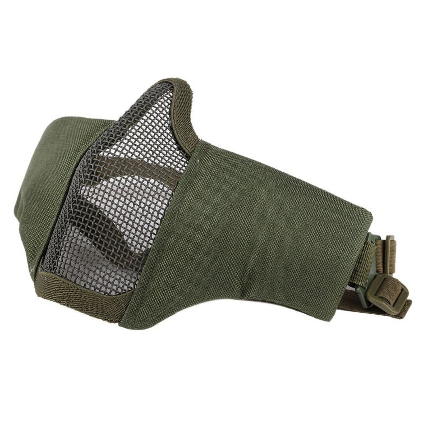 Half Face Mask Tactical Wire Metal Net Mesh Protective Mask for Outdoor ...