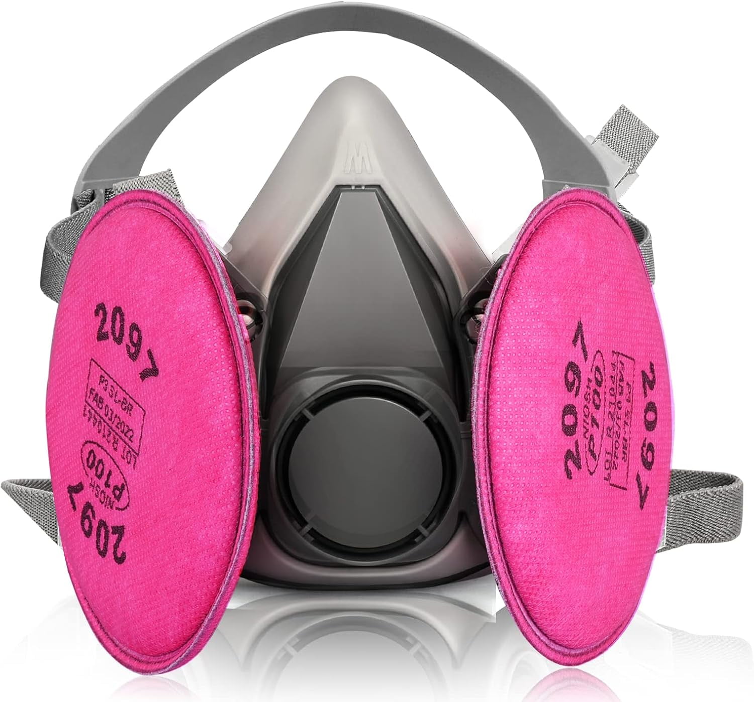 Half Facepiece Reusable Respirator， with 2097 filters Against Dust ...