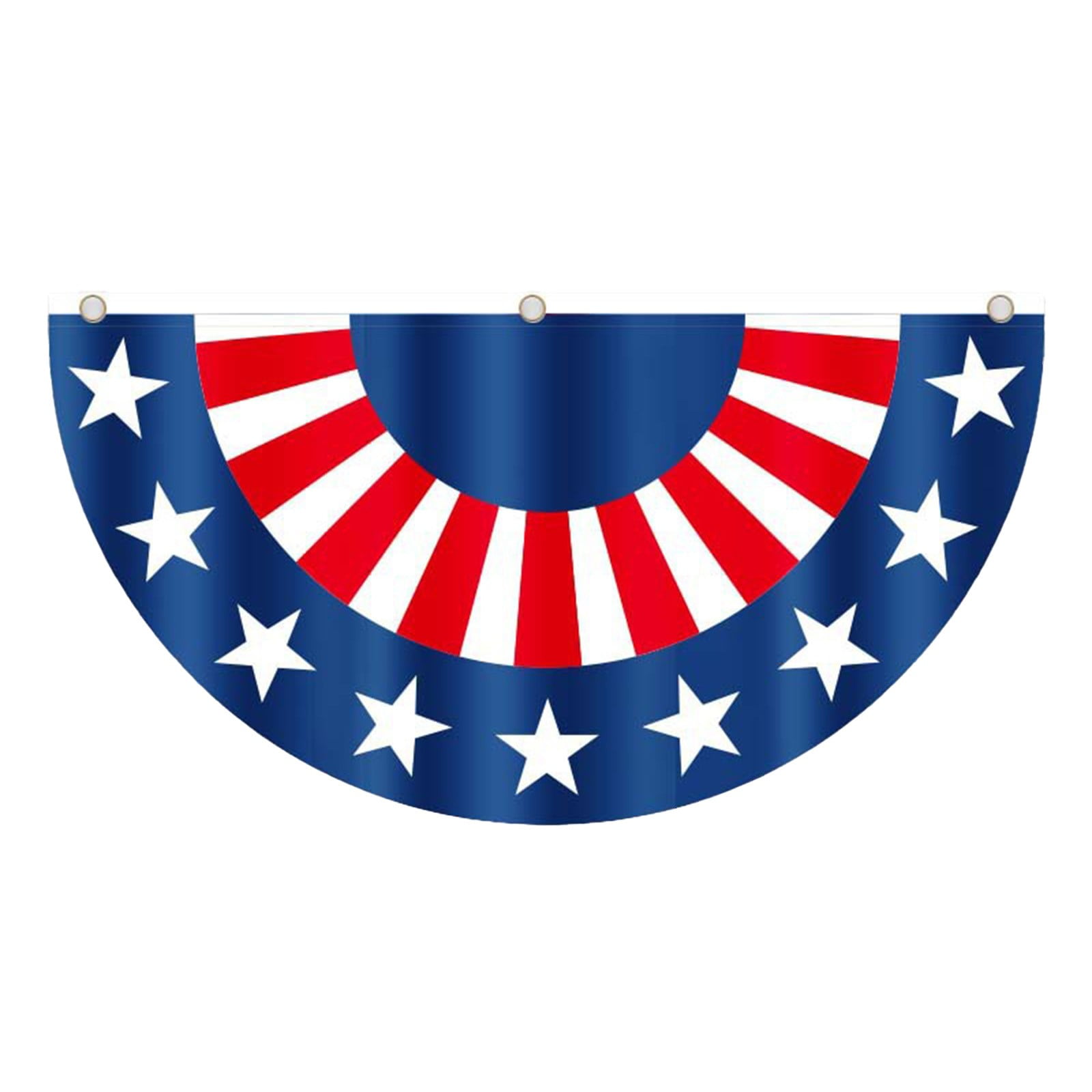 Half Fan Flag,Bunting Flags,Memorial Day Decorations,4th Of July ...