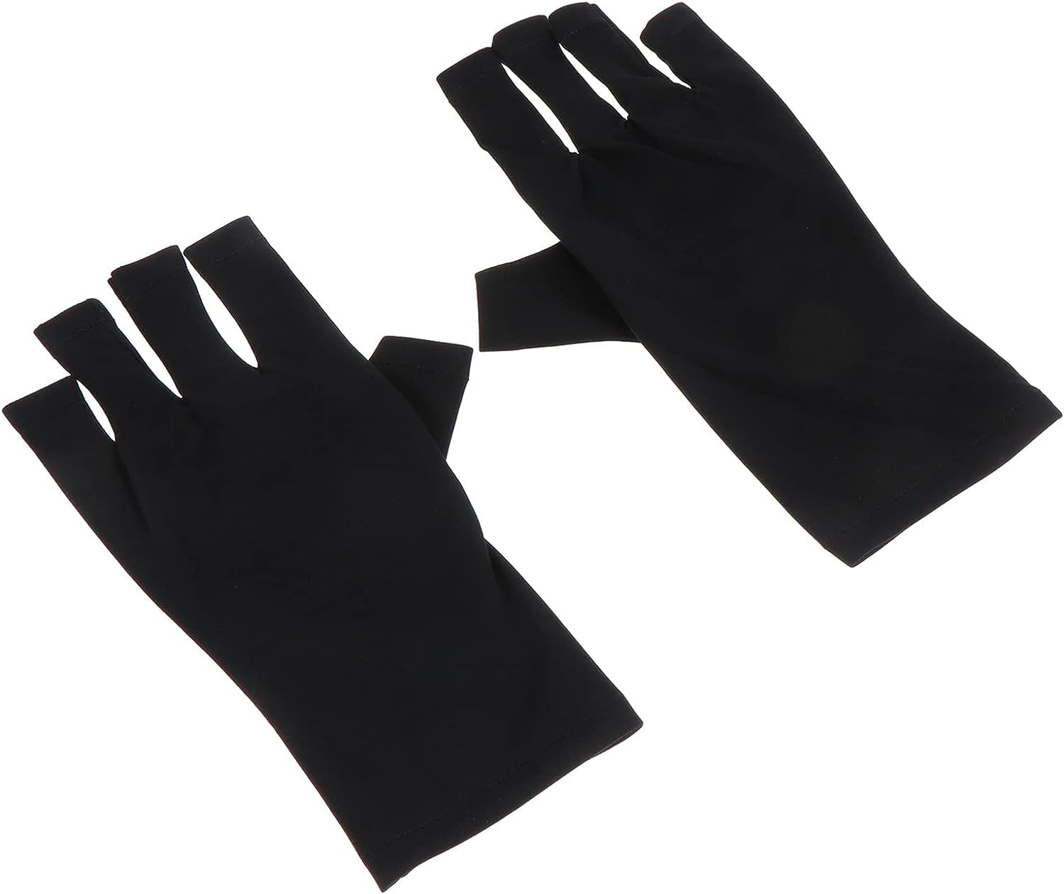 Half Finger Gloves Gloves Protector Uv Lamp Mittens Nail Shield Glove ...