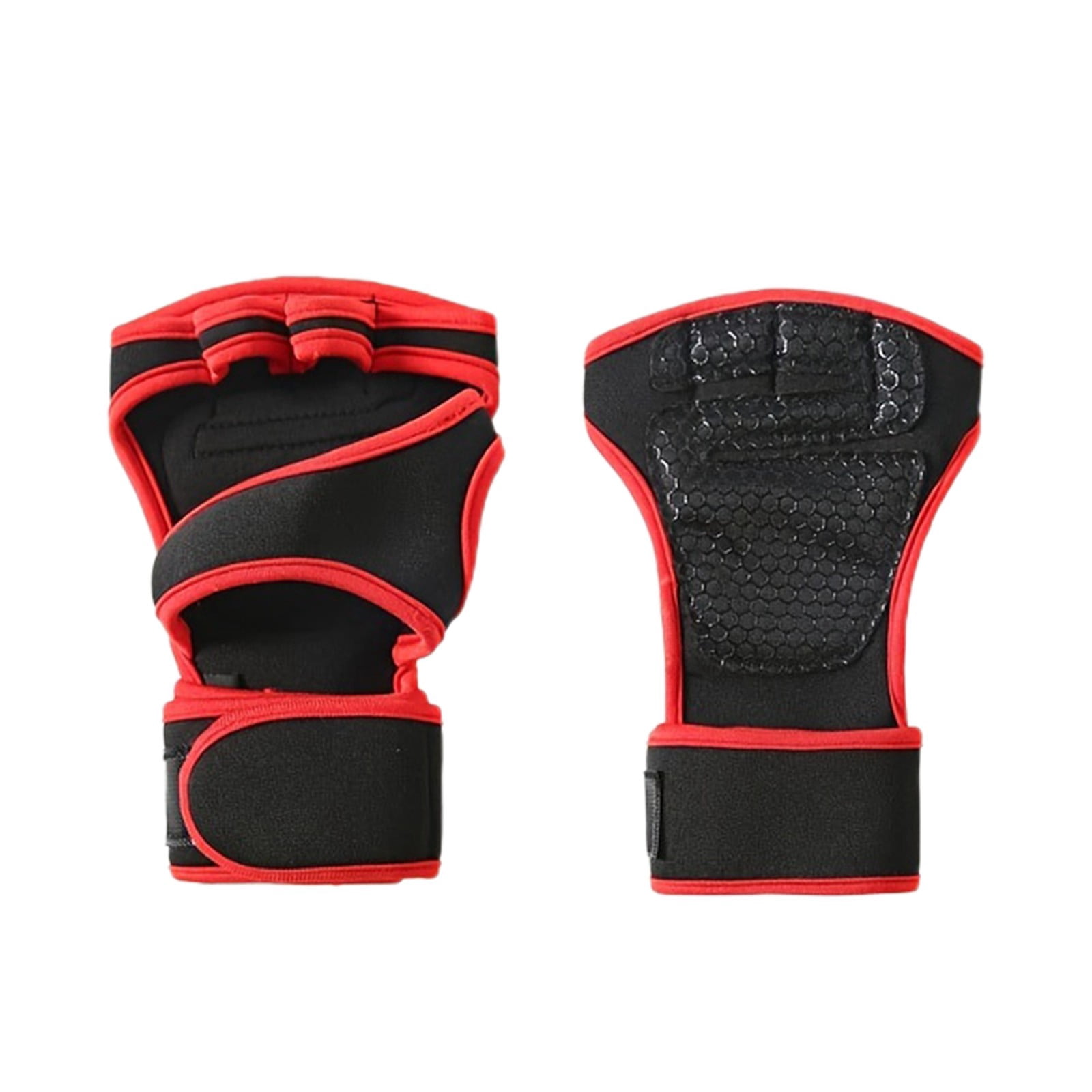 Half Finger Workout Gloves for Men and Women | Enhanced Grip ...