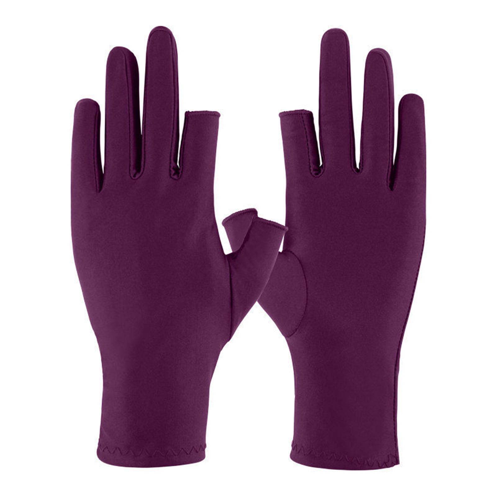 Half Fingers Gloves Super Soft Breathable Stretchy Friendly to Skin ...