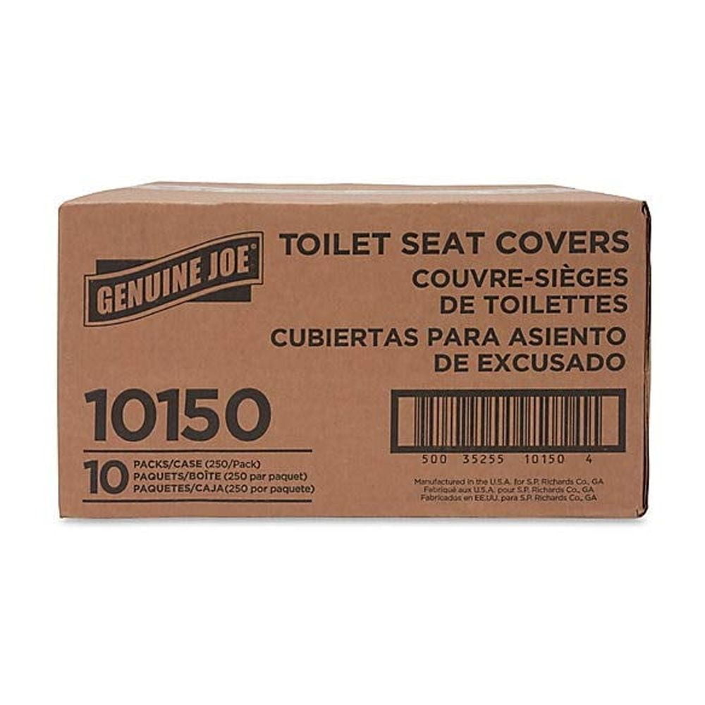 Half Fold Disposable Toilet Seat Covers 2500 Sheets, Sanitary Solution ...