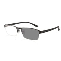 Gunmetal Round BIFOCAL Photochromic Reading Glasses 1.50 for Women and ...