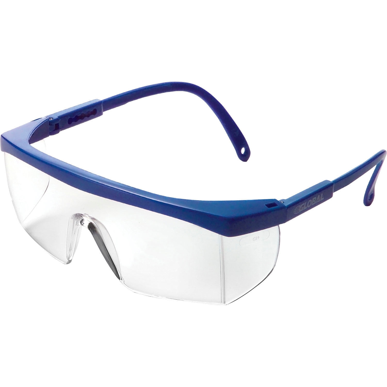 Half Frame Safety Glasses, Brow Guard & Side Shields, Anti-Fog, Clear ...