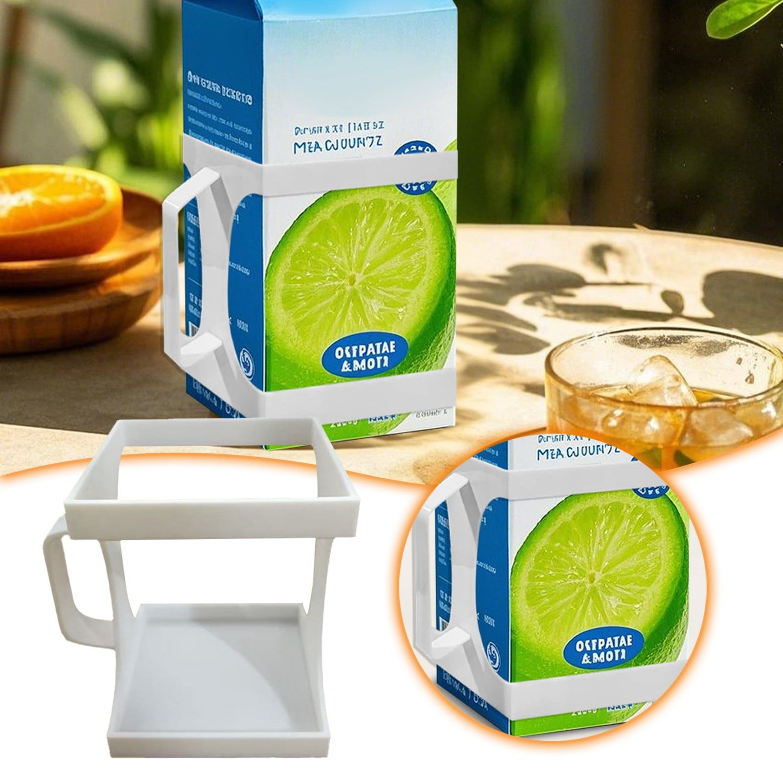 Half Gallon Carton Holder 3D Printed Beverage Dispenser Organizer ...