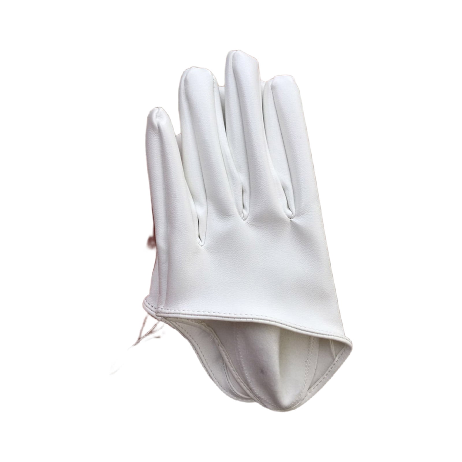 Half Hand Gloves Backless Detailing Lightweight Faux Leather Enhances ...