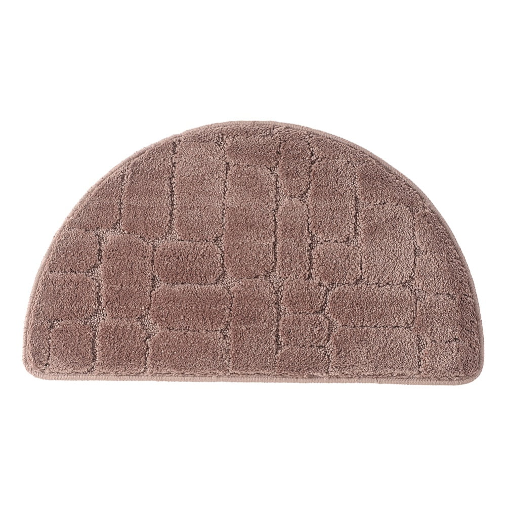 Half Moon Entrance Door Mat,Indoor Halfmoon Mat, Non-Slip Welcome ...