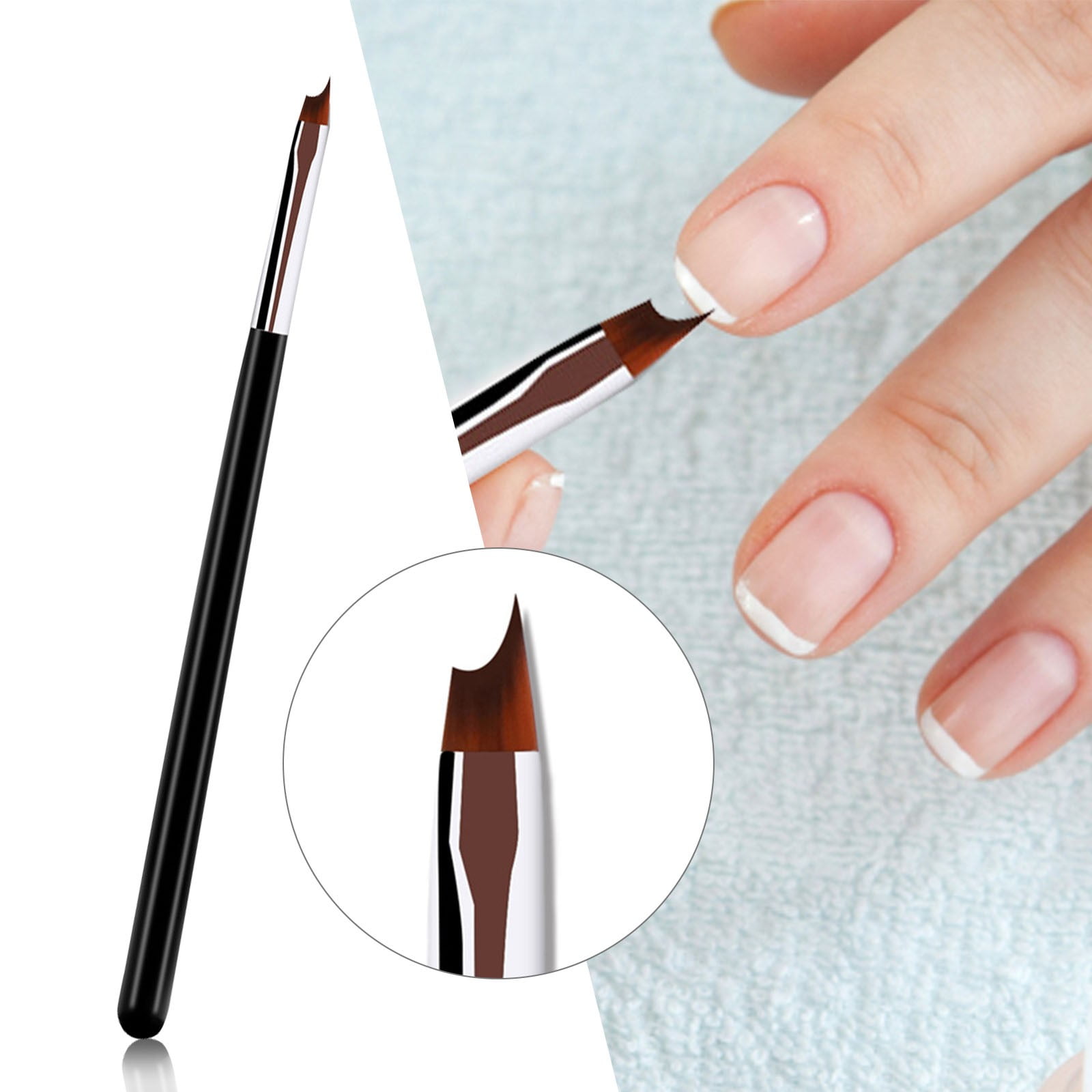 Half Moon French Nail Pen for Salon Quality Manicures and Designs with ...