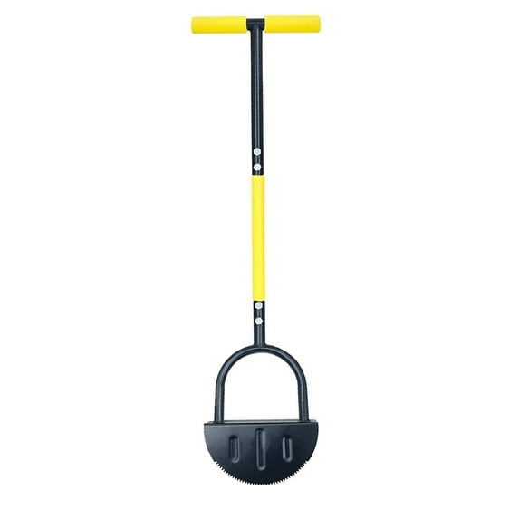 Half Moon Lawn Edger with Saw-Tooth Blade - 42-Inch Manual Step Edger ...