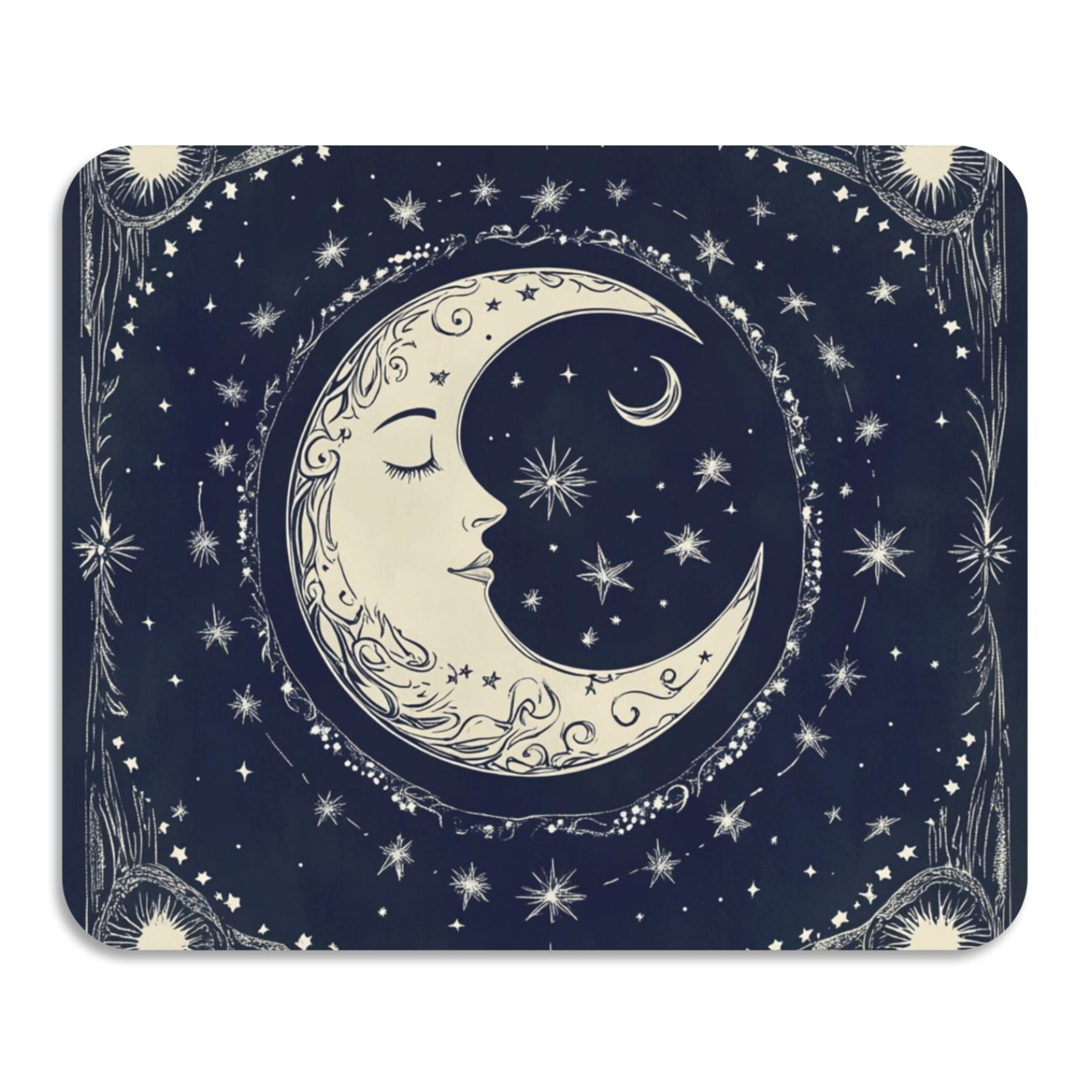 Half Moon Side Face Stars Diatomite Dish Drying Mat Drain Pad for ...