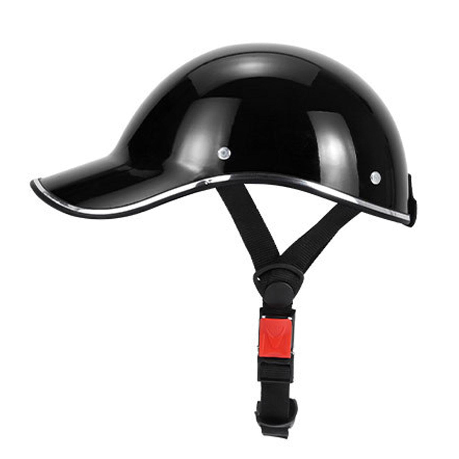 Half Motorcycle Helmets for Men, Vintage Open Face Helmets, Baseball ...