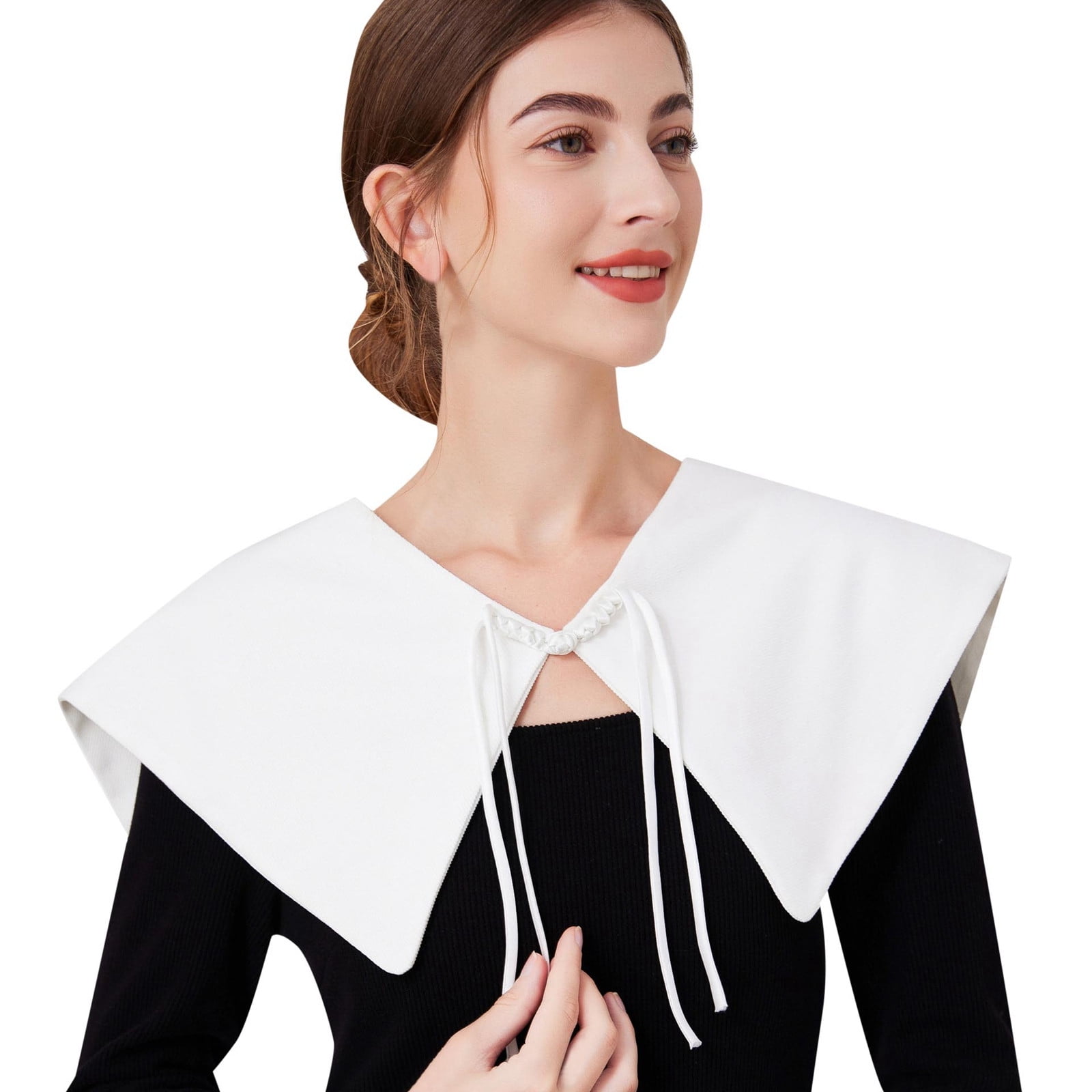 Half Neck Colla Shirt New Chinese Collar Cape Collar Retro Cloud ...