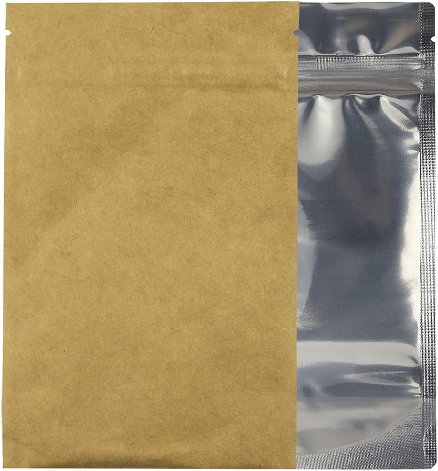 Half Ounce Barrier Bags #6 Mylar 14g 1/2 oz Rx Pill Clear Front ...
