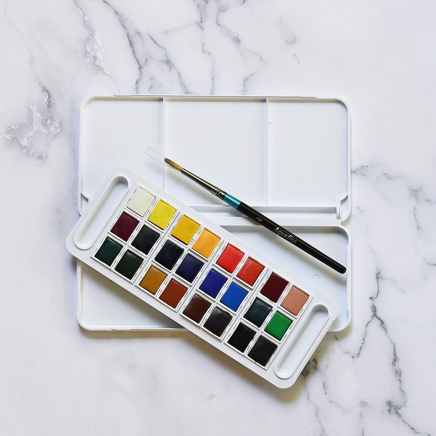 Half Pan Travel Set, 25 Piece, Assorted Colors - Walmart.com