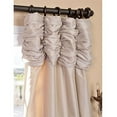 Half Price Drapes PTCH-130907-96-RU Ruched Faux Silk Taffeta Curtain ...