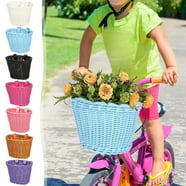 Kids Bike Basket, Children's Wicker Basket for Bike, Handwoven Bicycle ...