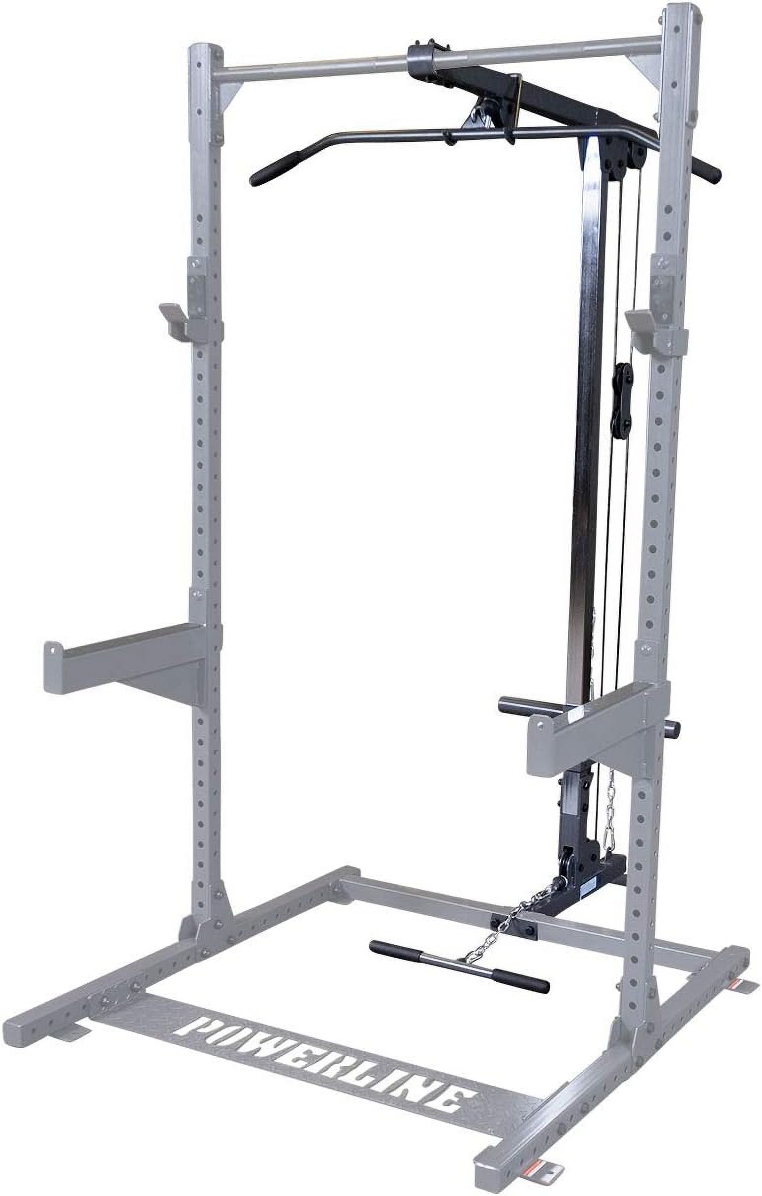 Half Rack LAT Attachment for PPR500 Power Cage, LAT Pull Down Low Row ...