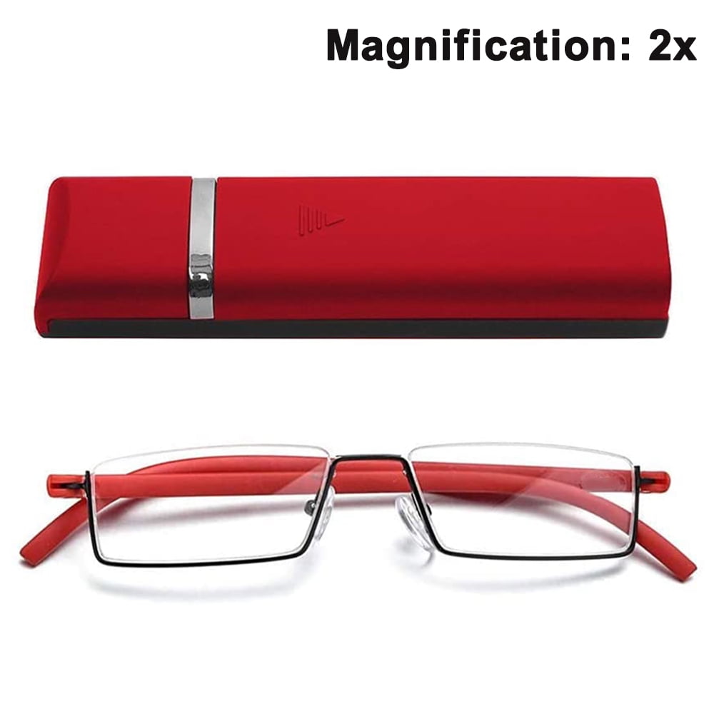 Half Rim Reading Glasses - Computer Readers for Women Men Half Frame ...