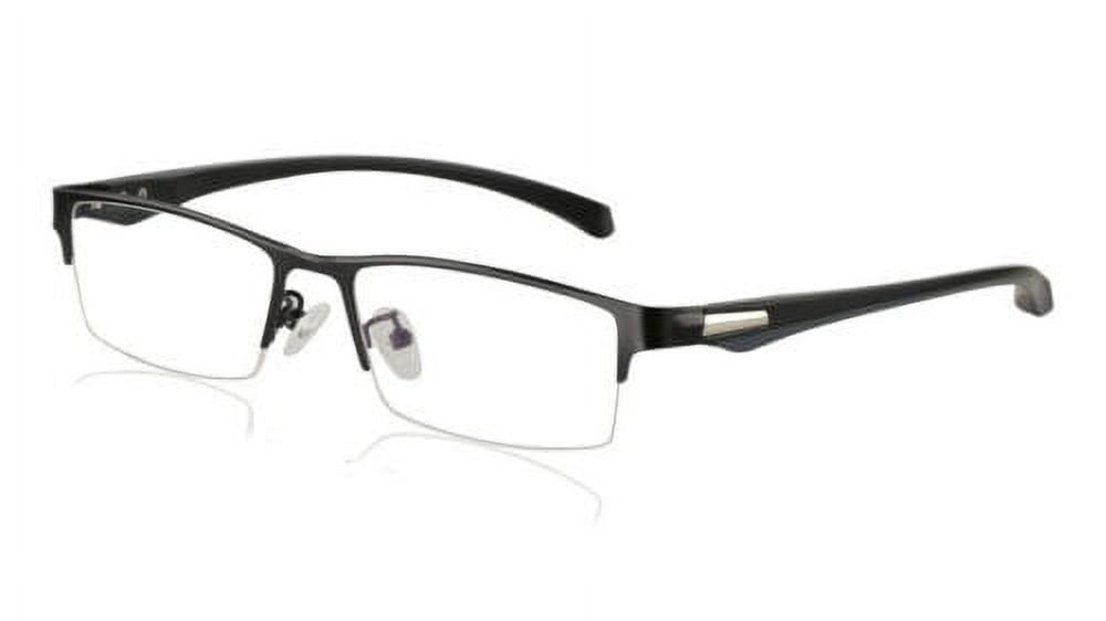 Half Rimless Transition Photochromic Reading Glasses Readers Sunglasses ...
