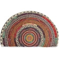 Half Round Door Mat,Semi Circle Bathroom Floor Rug,Mandala Boho ...