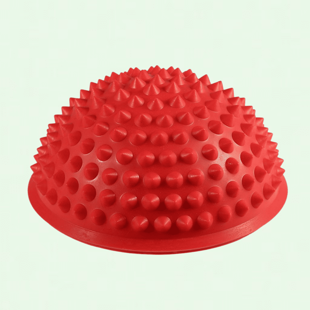 Half Round PVC Massage Ball, Spiky Massage Balls, Yoga Balls Fitness ...