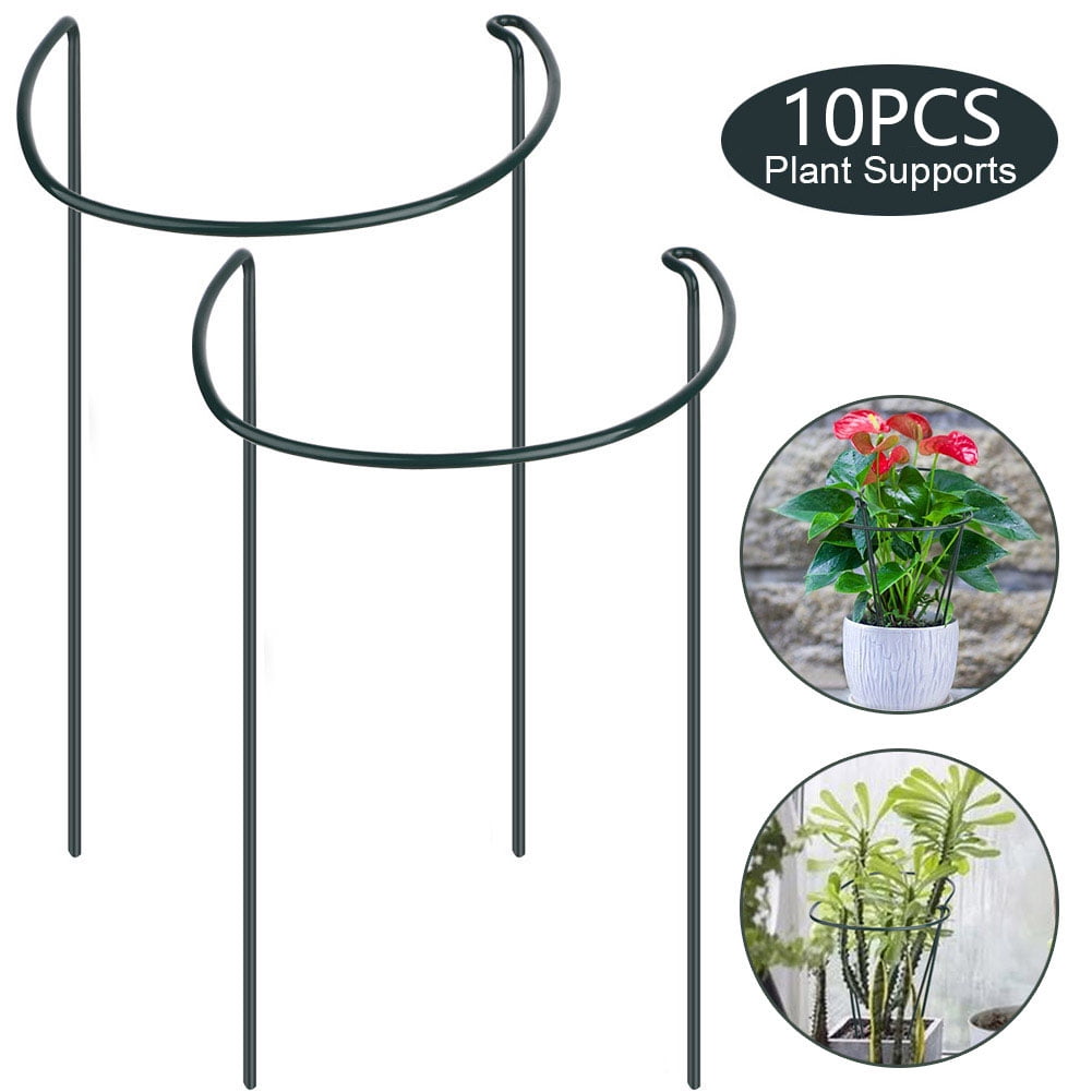 Half Round Plant Support Stake, Universal Garden Flower Holder, Support ...