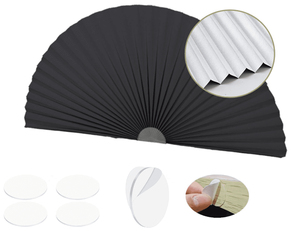 Half Round Window Shade,Full Blackout Blinds,Arch Window Shades Half ...