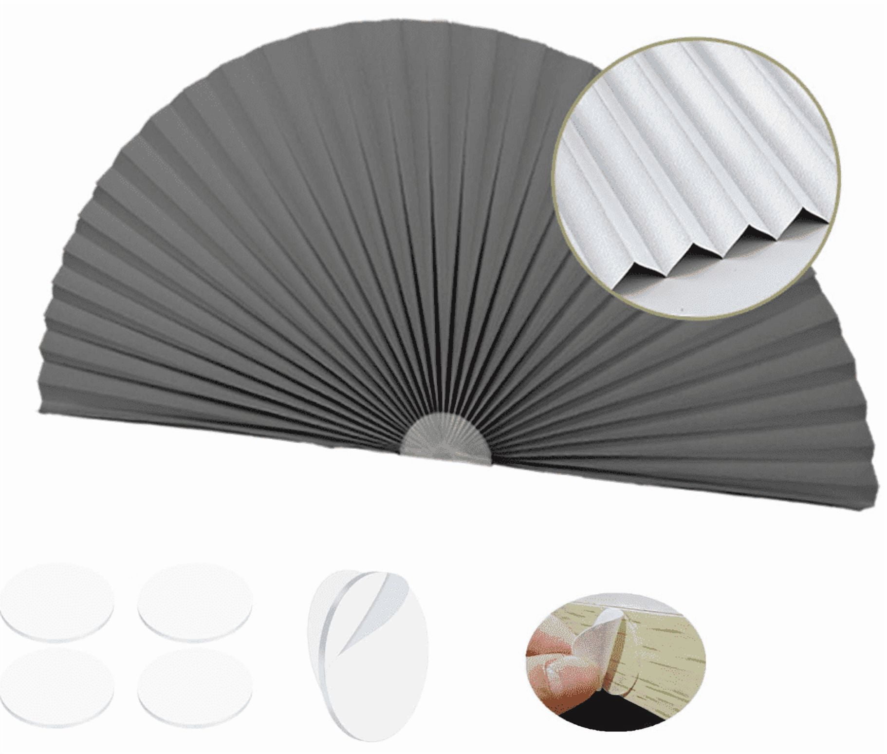 Half Round Window Shade,Full Blackout Blinds,Arch Window Shades Half ...