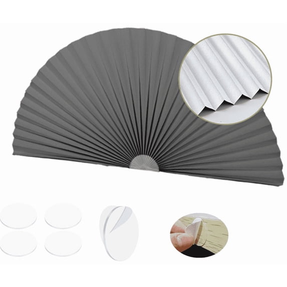 Half Round Window Shade,Full Blackout Blinds,Arch Window Shades Half ...