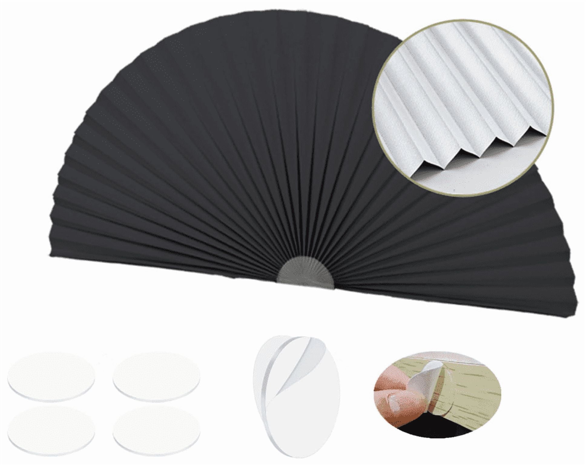Half Round Window Shade,Full Blackout Blinds,Arch Window Shades Half ...