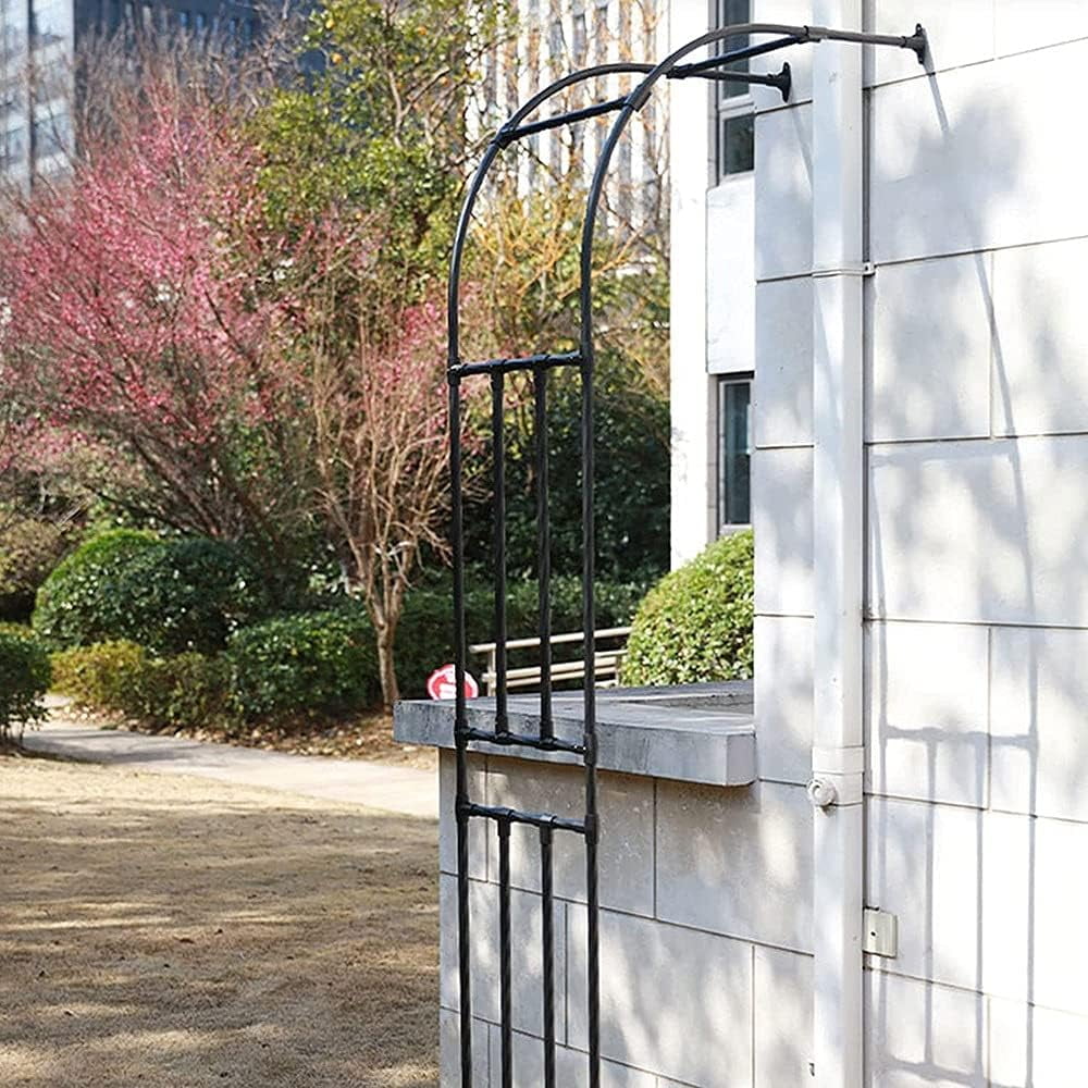 Half-Side Garden Metal Outdoor for Climbing Plants, 2.4M Vine Support ...