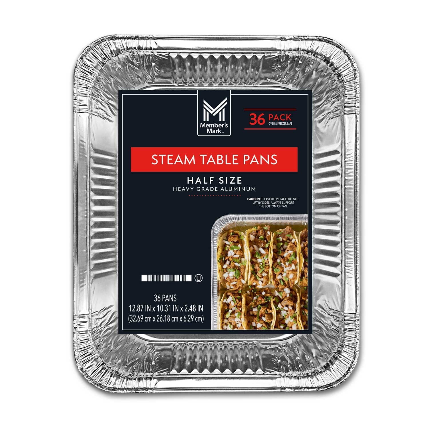 Half Size Aluminum Steam Table Pans, 36 ct. - Walmart.com