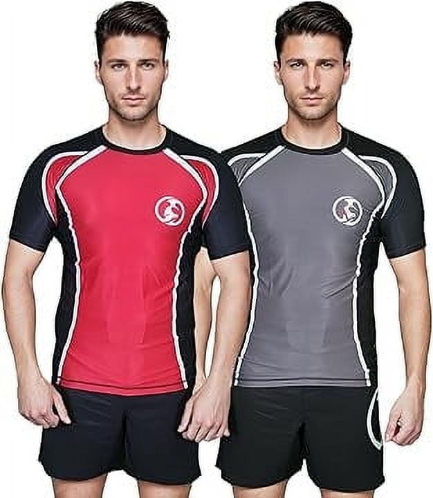 Half Sleeve Hot Rod Rush Guard BJJ No Gi | MMA Ranked Short Sleeve ...