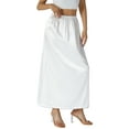 Half Slip Lace Long Oversized Underskirt Womens Satin Half Slip Half