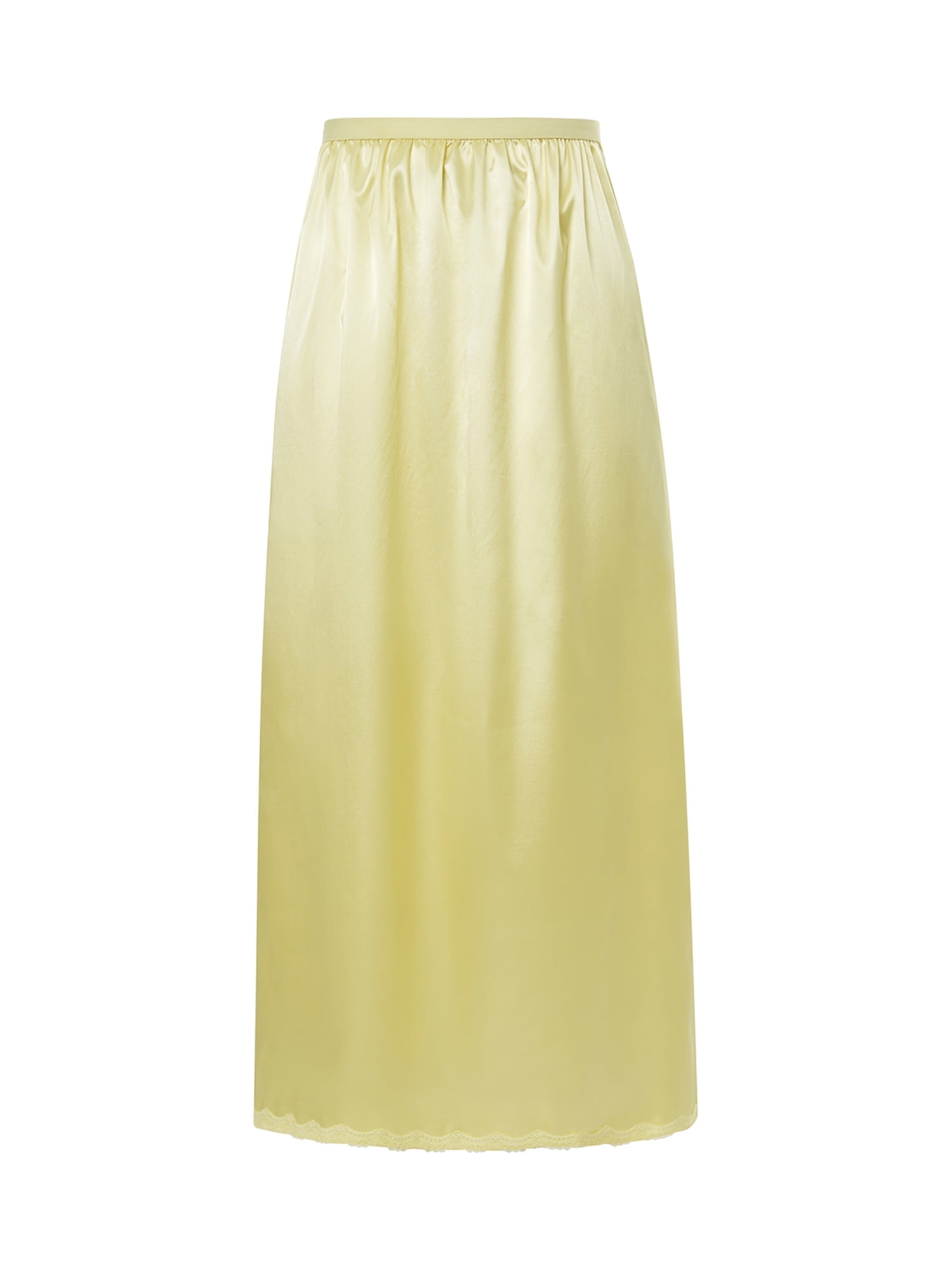 Half Slip Lace Long Underskirt Women's Satin Half Slip Half Slips for ...