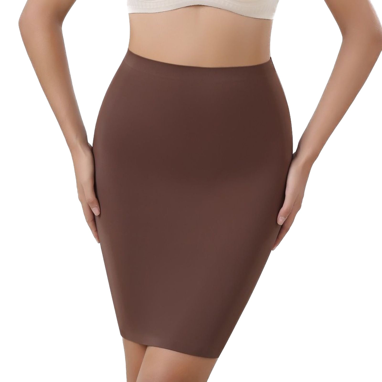 Half Slips for Women Under Dress Shapewear Skirt Slimming Seamless High ...