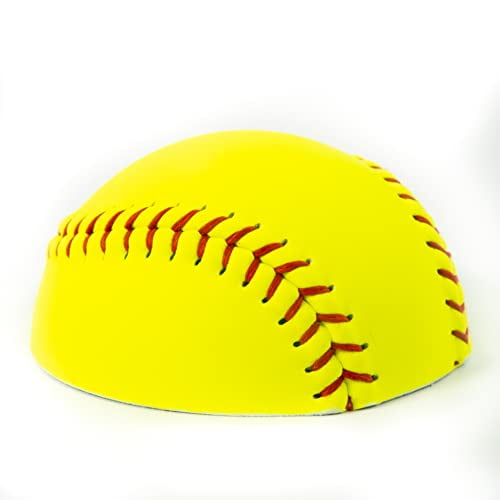 Half Softball for Craft Projects, Softball Party Decorations ...