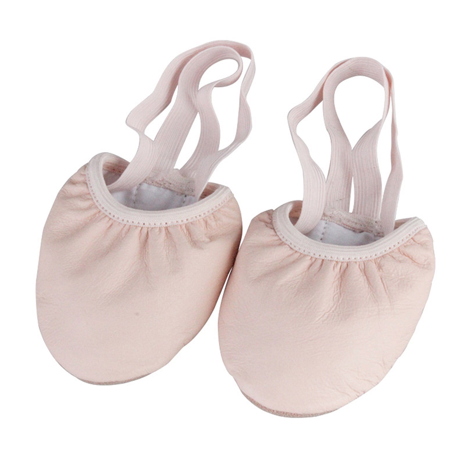 Half Soles Dance Shoe for Women Leather Lyricals Pirouettes Ballet Shoe ...