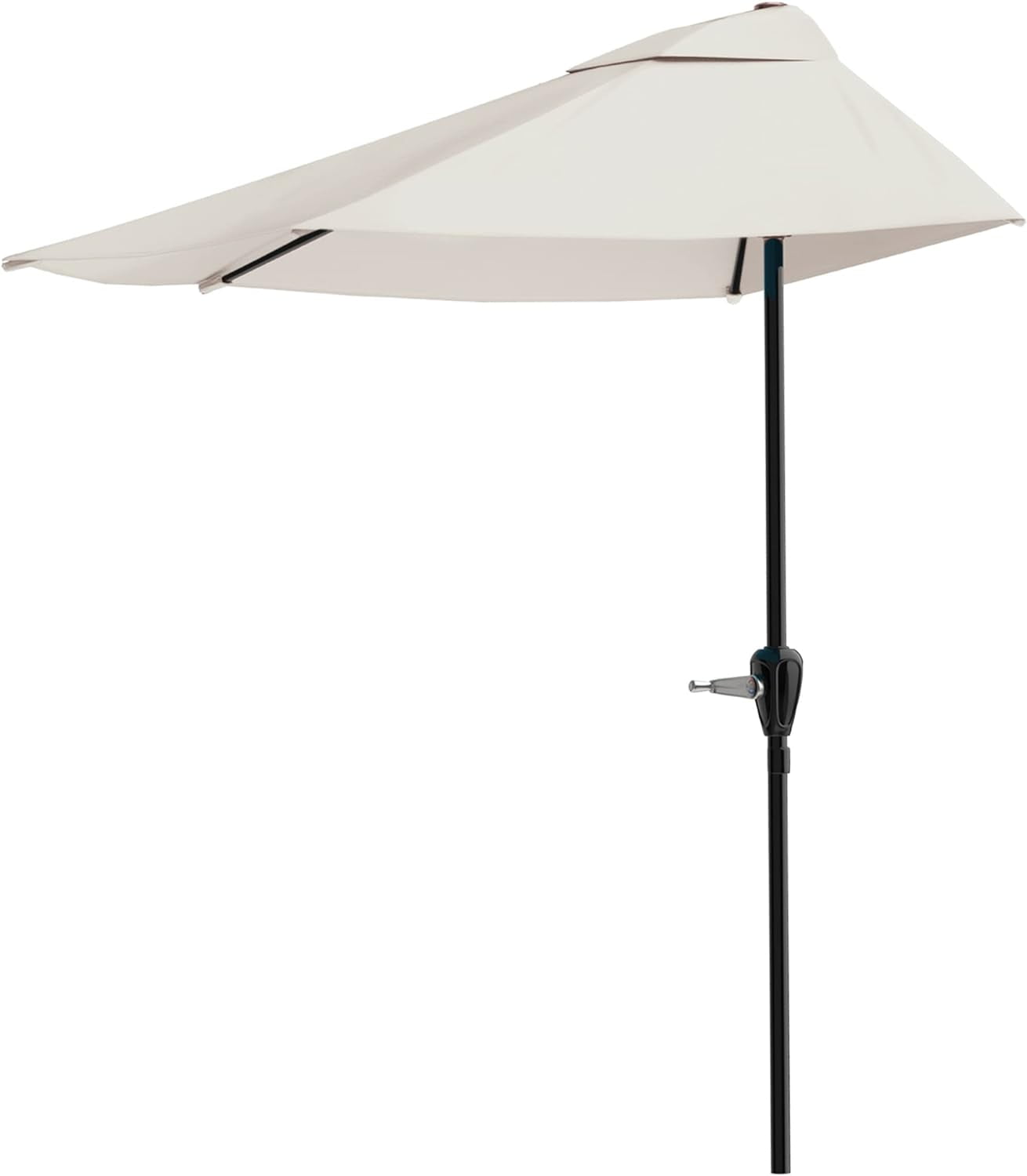 Half Umbrella - 9 ft Patio Umbrella with Easy Crank - Outdoor Patio ...